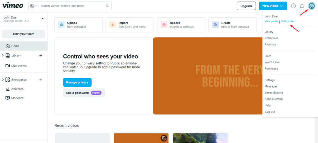 How to get your Vimeo username - Help center & Knowledgebase ...